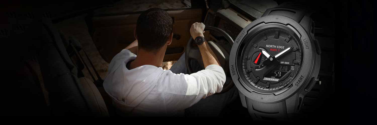 NORTH EDGE Outdoor Sports Watches & GPS Watch | Durable & Waterproof ...